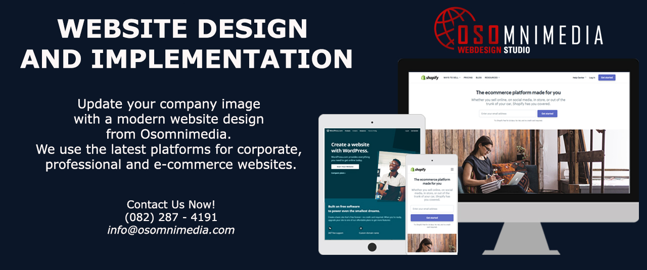 Website Design and Implementation from OSOMniMedia in Davao City ...