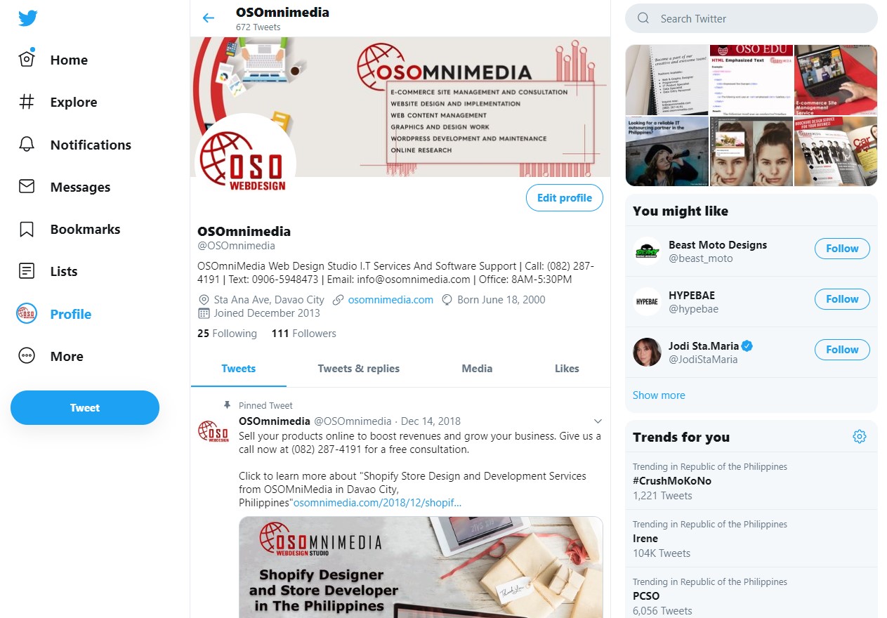 Grow Your Business through Twitter Marketing Services in Philippines