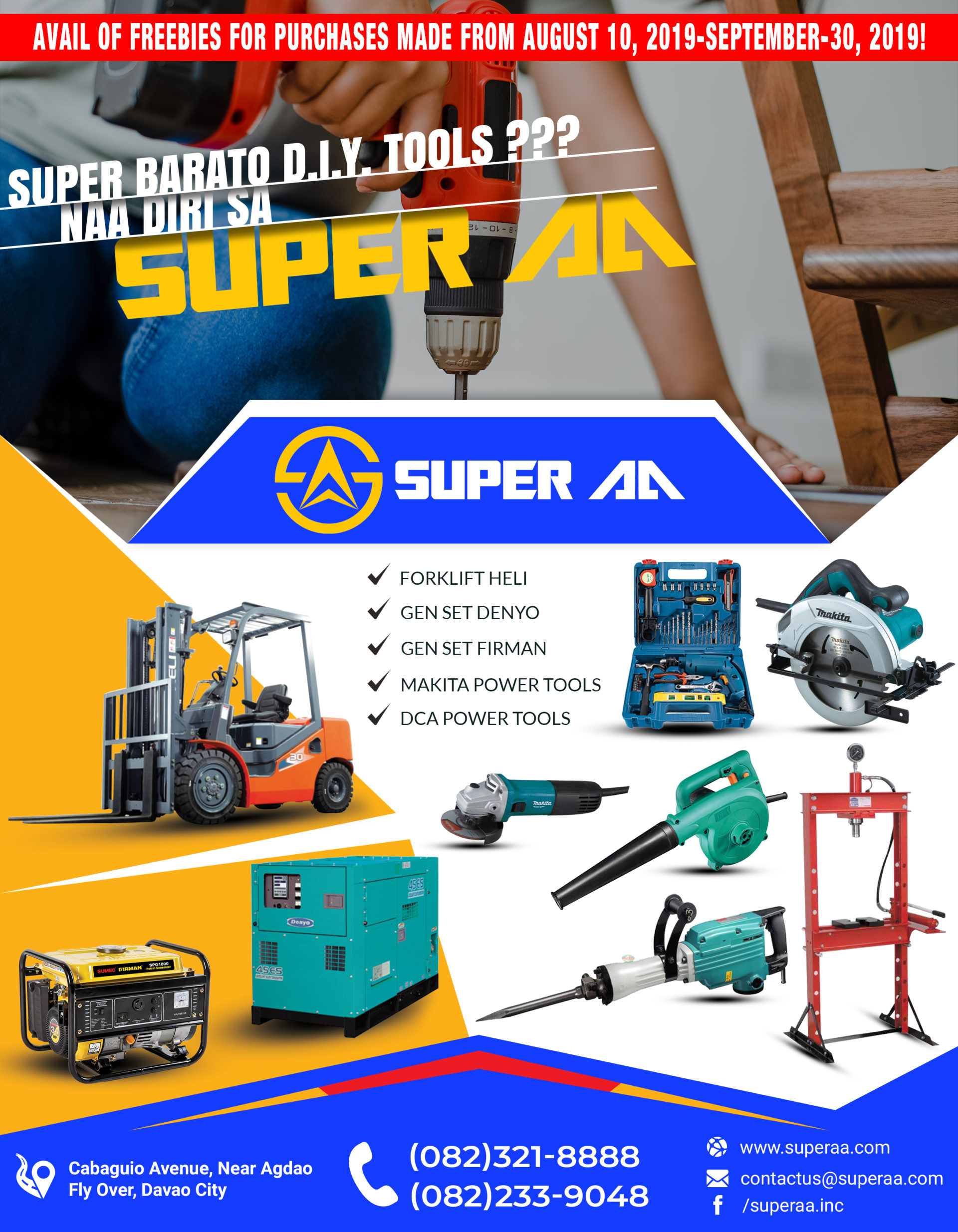 SuperAA Automotive Inc. Flyer Design Project from OSOMniMedia Davao
